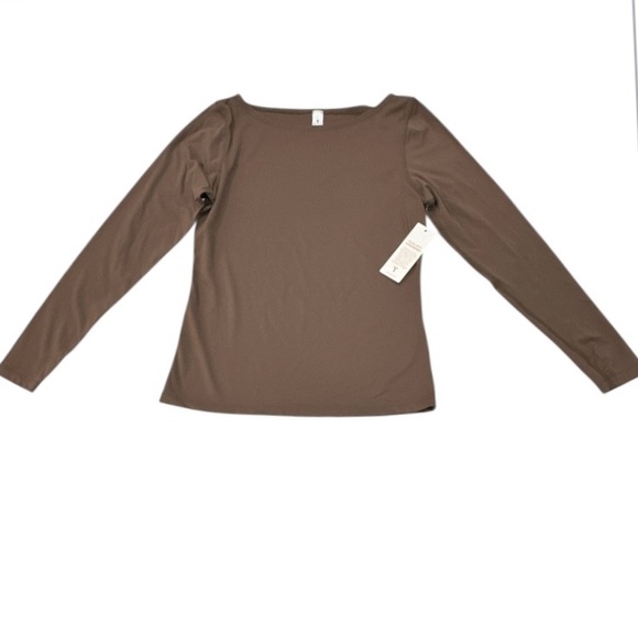 Yogalicious | Tops | Yogalicious Zenly Winslet Boat Neck Lightweght ...